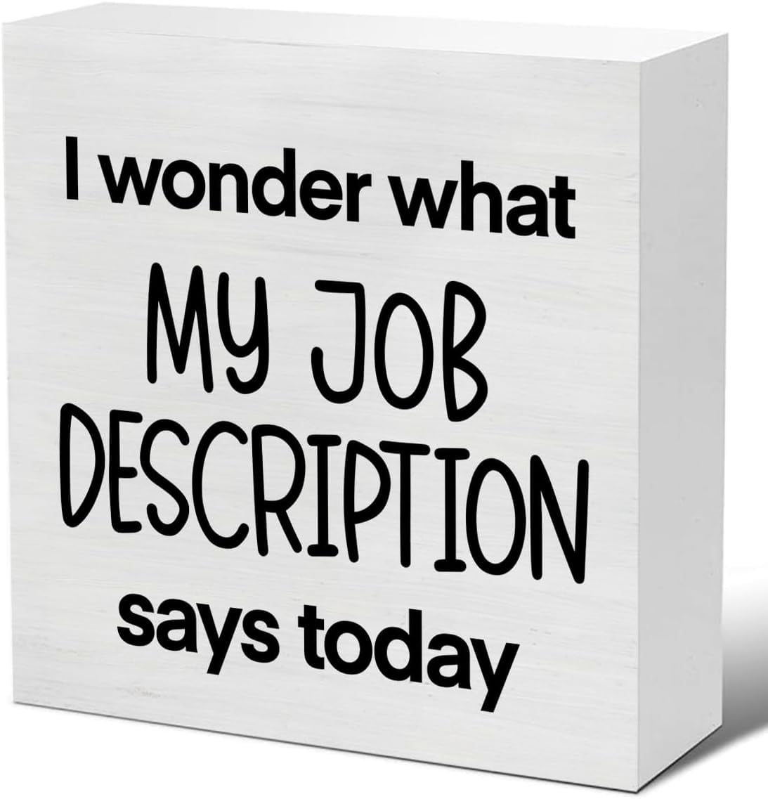 Funny Office Decor Humor Gift for Coworker Friend Decorative Wooden ...