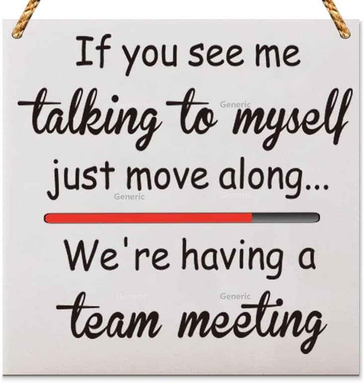 Funny Office Decorative Signs Plaques Cute Decorations Coworker Office ...