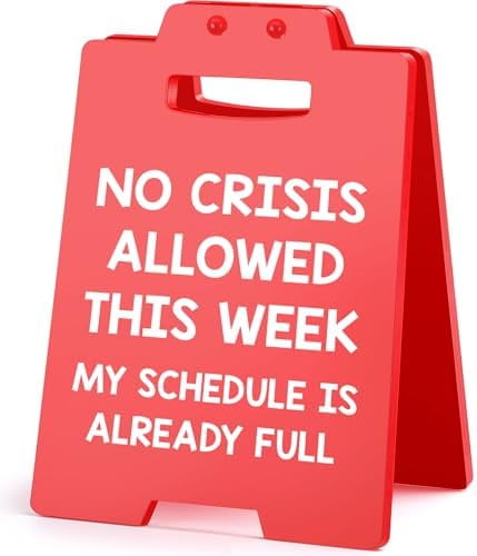 Funny Office Desk Decor Boss Sign, Bosses Day Gifts for Women Men ...