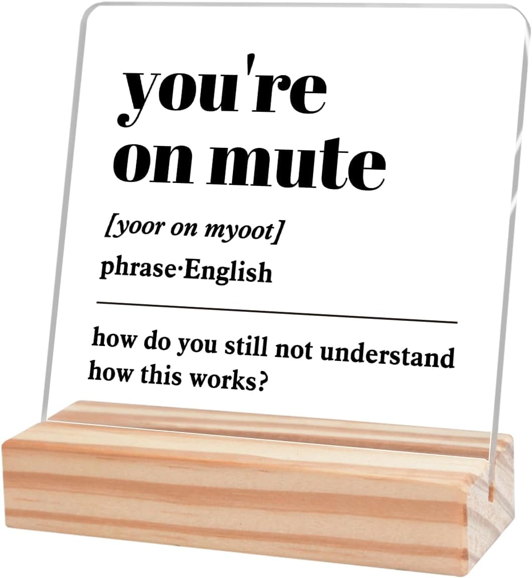 Funny Office Desk Decor Coworker Gift For Women Men,Cute Office ...