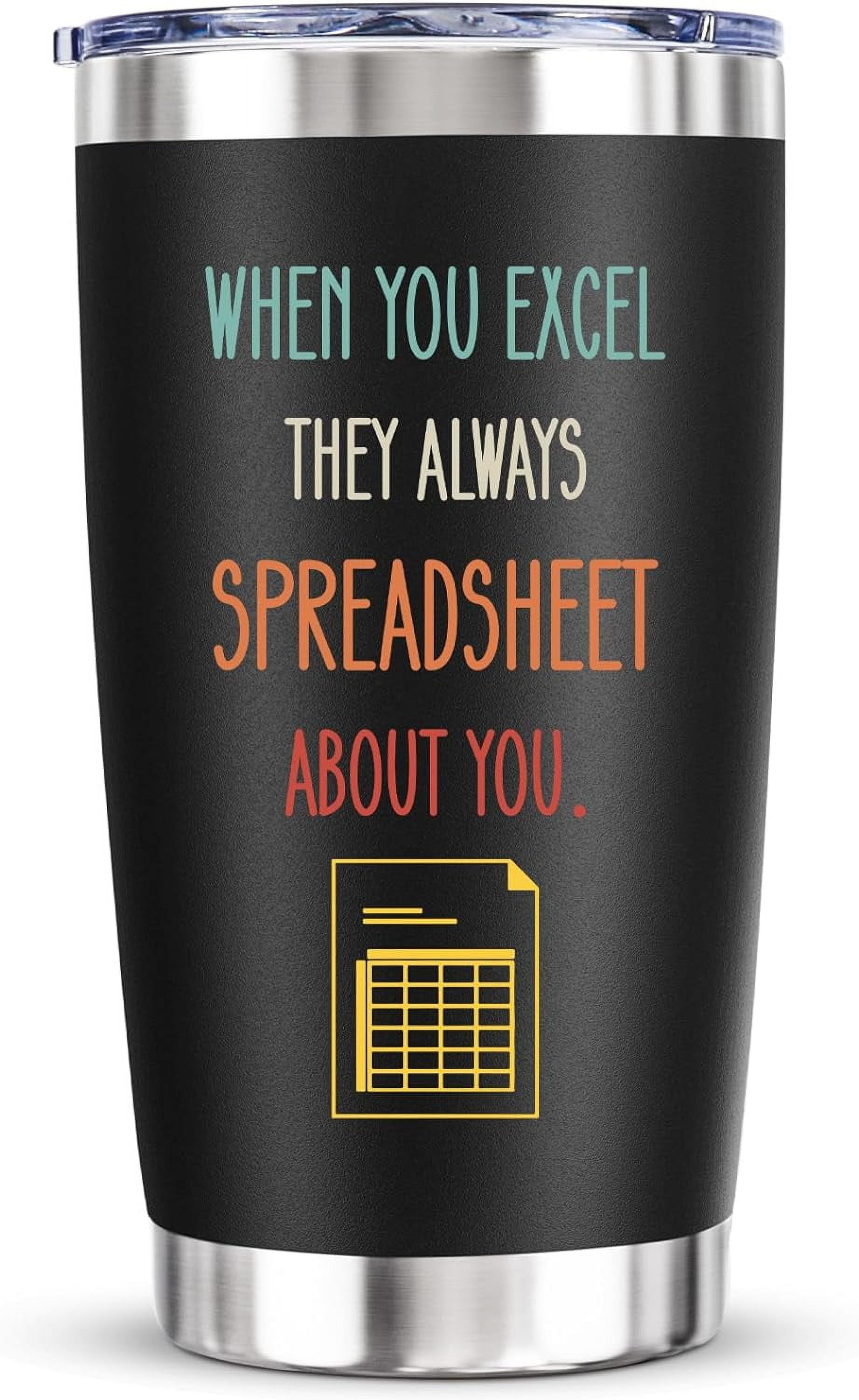 Funny Office Gifts for Accountant - Excel Spreadsheet Gag Gift for Co ...