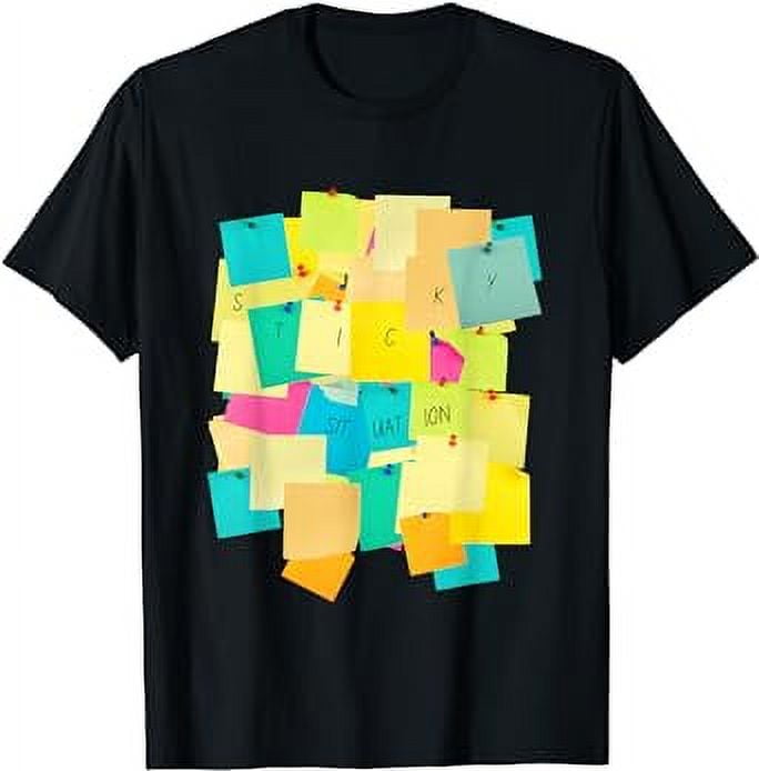 Funny Office Humor Sticky Note Graphic T-Shirt - Walmart.com