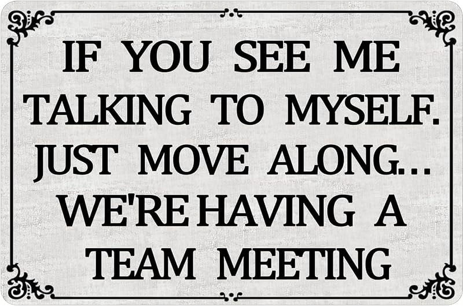 Funny Office Metal Tin Signs Humor Wall Art Decor, If You See Me ...