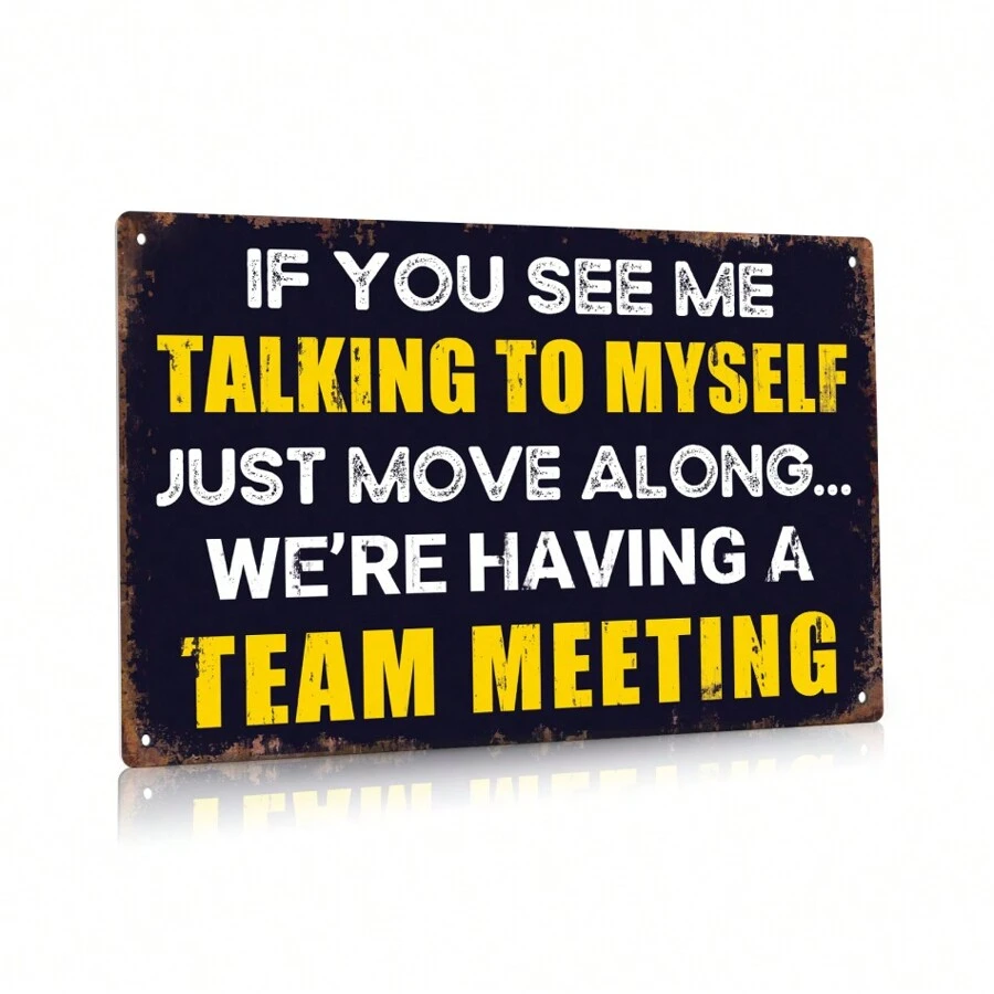 Funny Office Metal Tin Signs Wall Art Poster Plaque For Man Cave ...