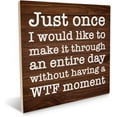 Funny Office Sign Humor Sarcastic Wood Plaque Desk Signs Rustic ...