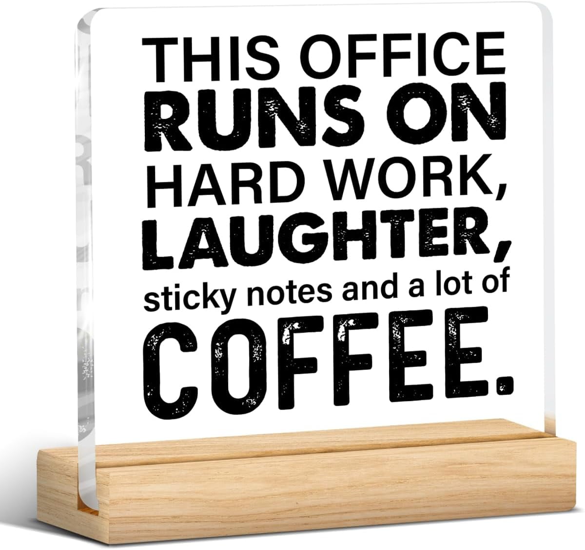 Funny Office Sign, Humorous Office Quotes Desk Decorative Sign, This ...
