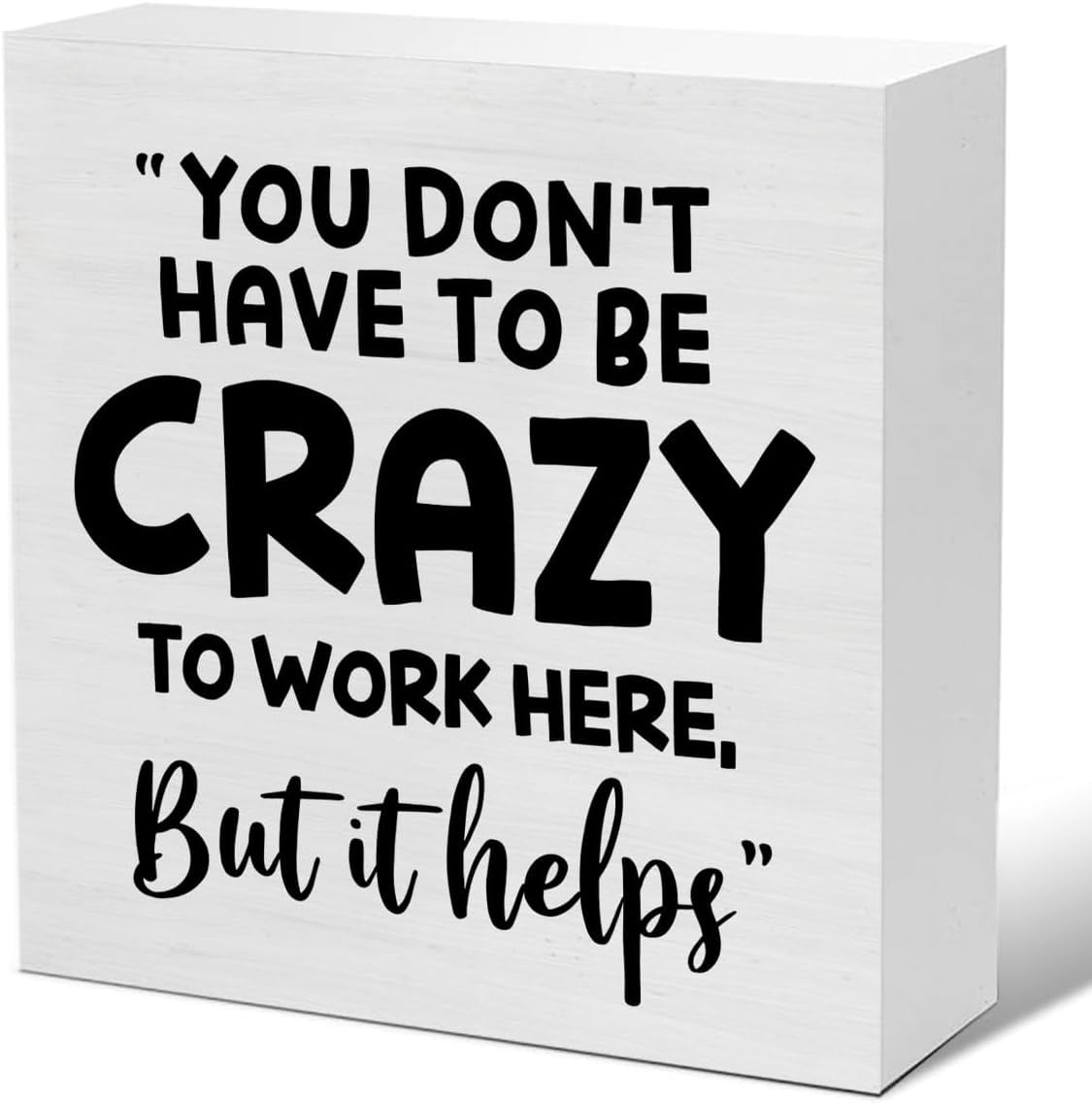 Funny Office Signs Decor Humor Desk Gifts for Women Men Coworker Home ...