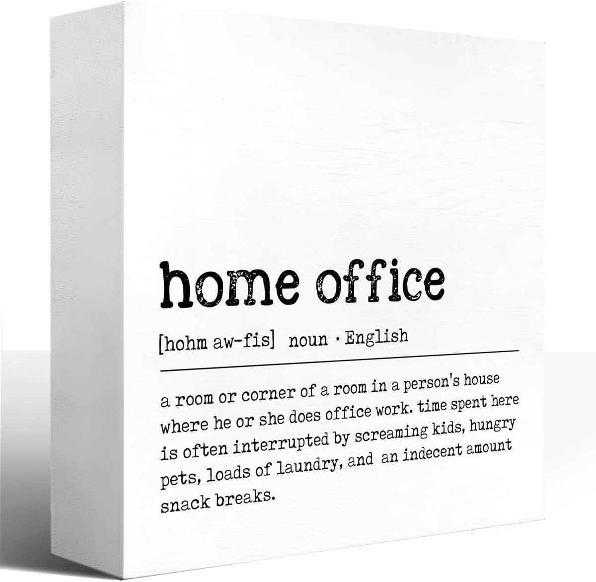 Funny Office Wooden Box Sign Humor Office Desk Decor Thanks in Advance ...
