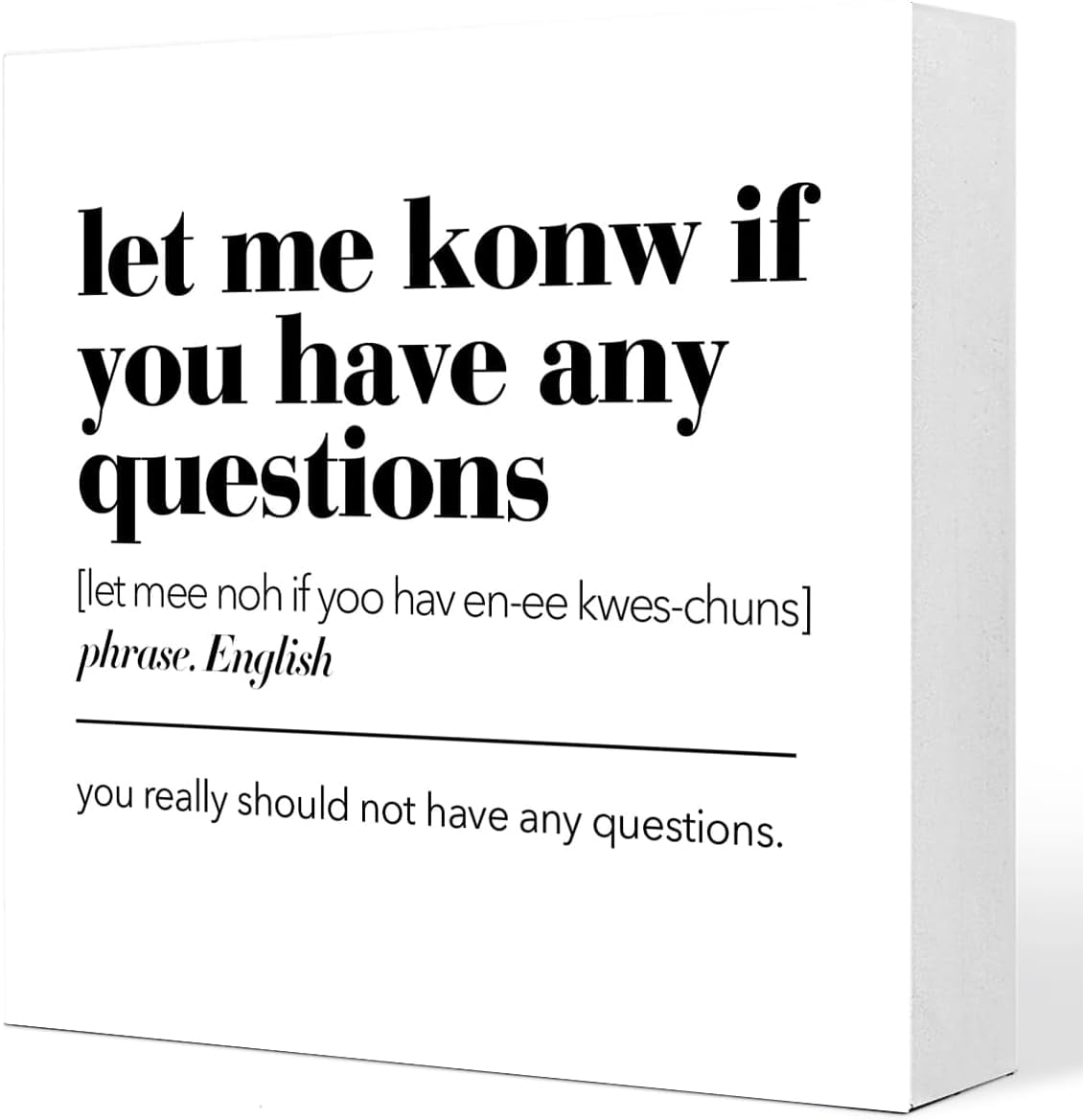 Funny Office Wooden Box Sign,Sarcastic Office Signs,Humorous Office ...