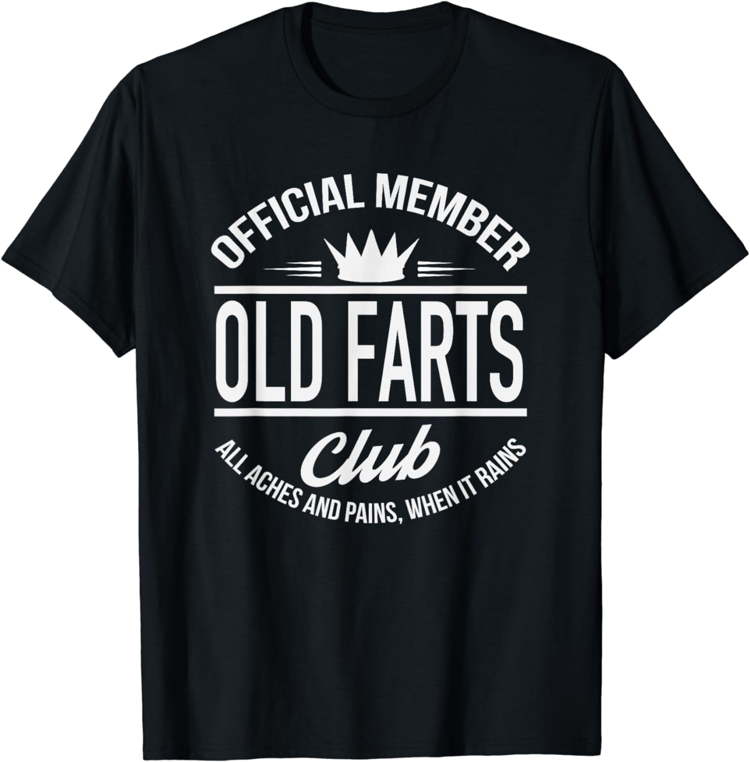 Funny Official Member Old Farts Club T-Shirt - Walmart.com