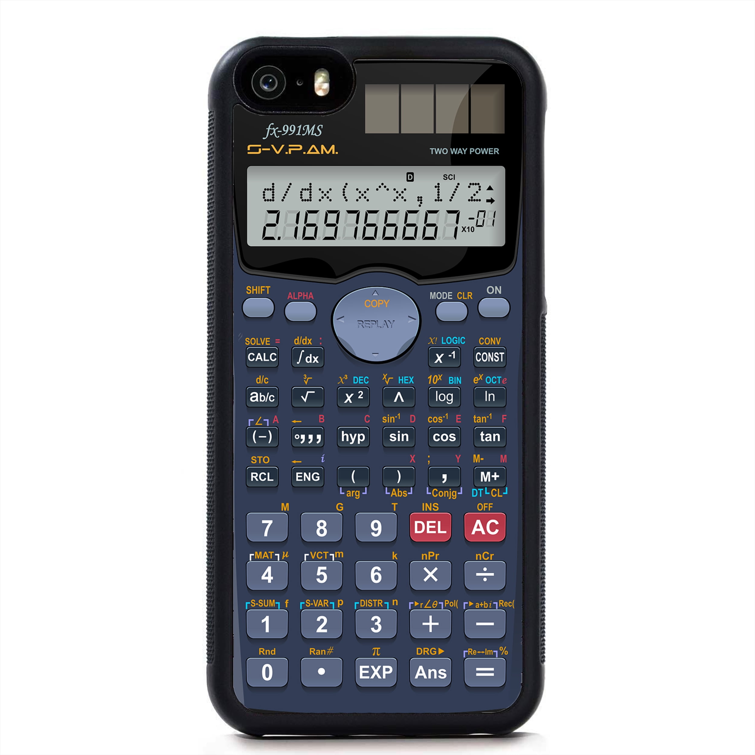 Funny Old School Scientific Calculator Numbers Shockproof Rubber Custom ...