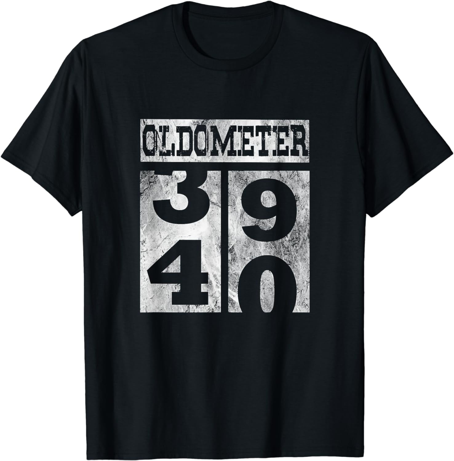 Funny Oldometer 40 years Shirt 40th Birthday Gift Men Women T-Shirt ...