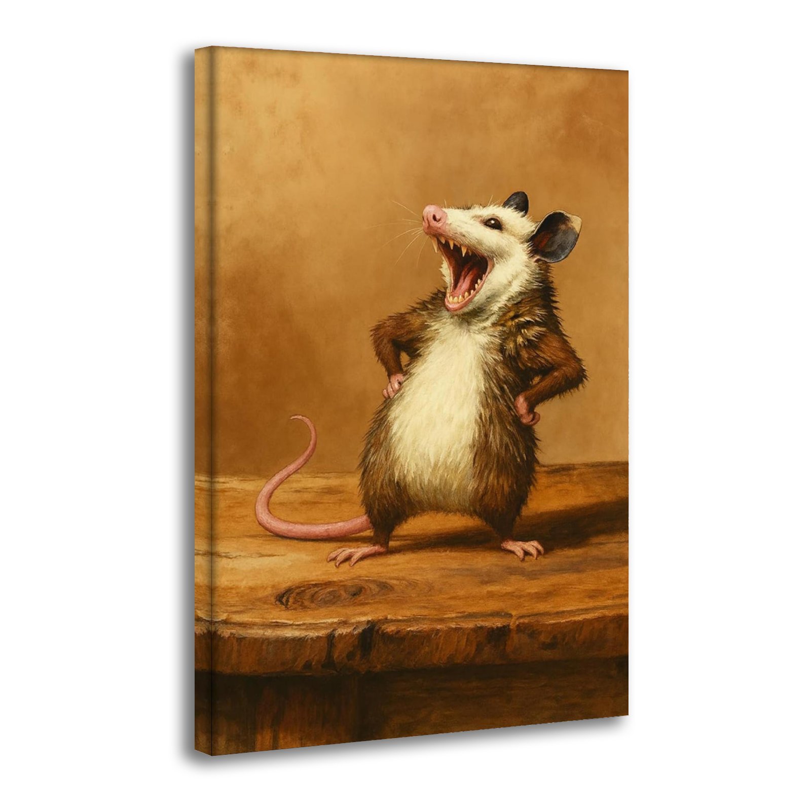 Funny Opossum Vintage Animal Screaming Possum Print Photo Art Painting ...