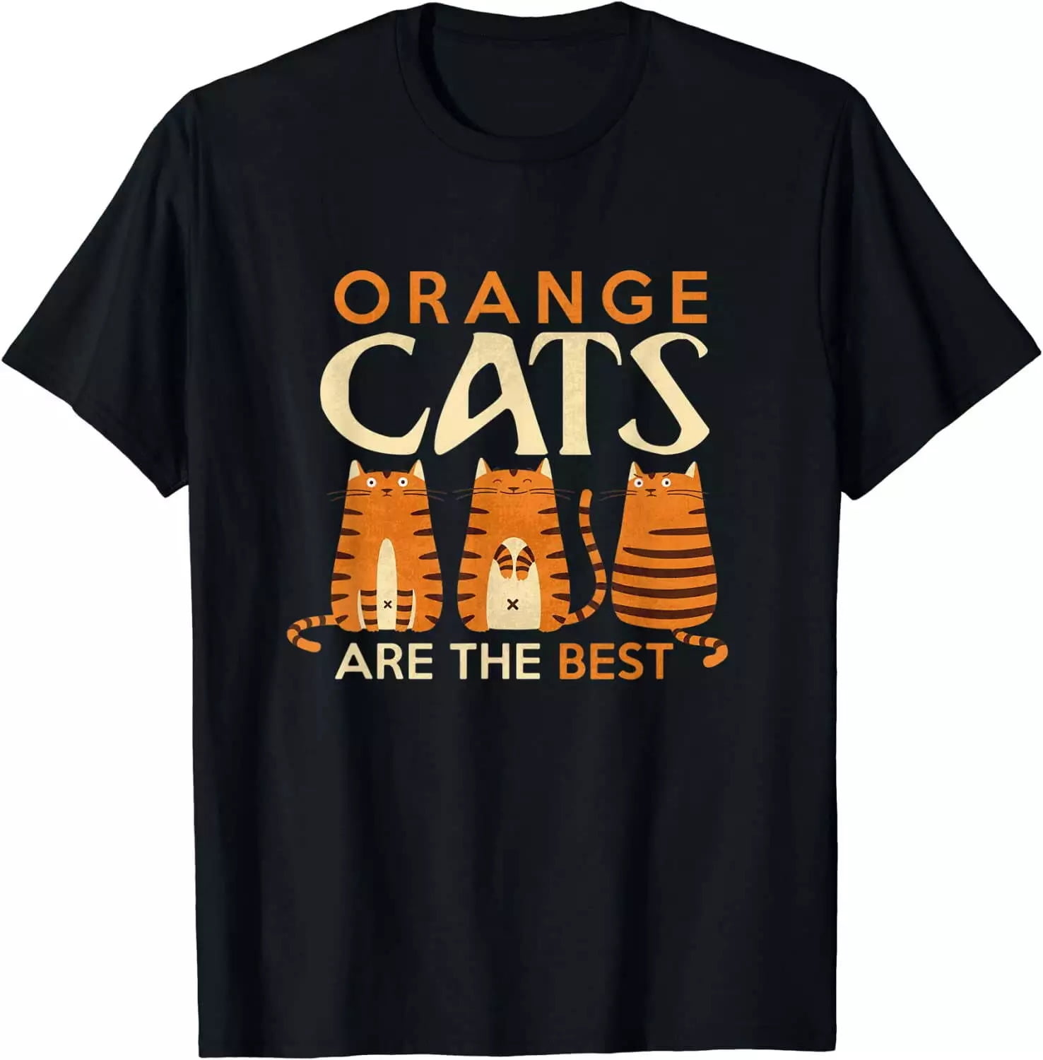 Funny Orange Cats Are The Best Cat Gift Unisex T-shirt S-5XL - Walmart.com