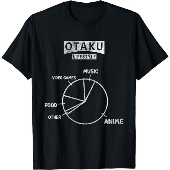 Funny Otaku Lifestyle Anime Manga Meme T-Shirt - Walmart.com