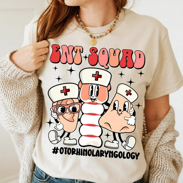 Funny Otolaryngologist ENT Doctor shirt, ENT Squad Shirt, Ears Nose ...