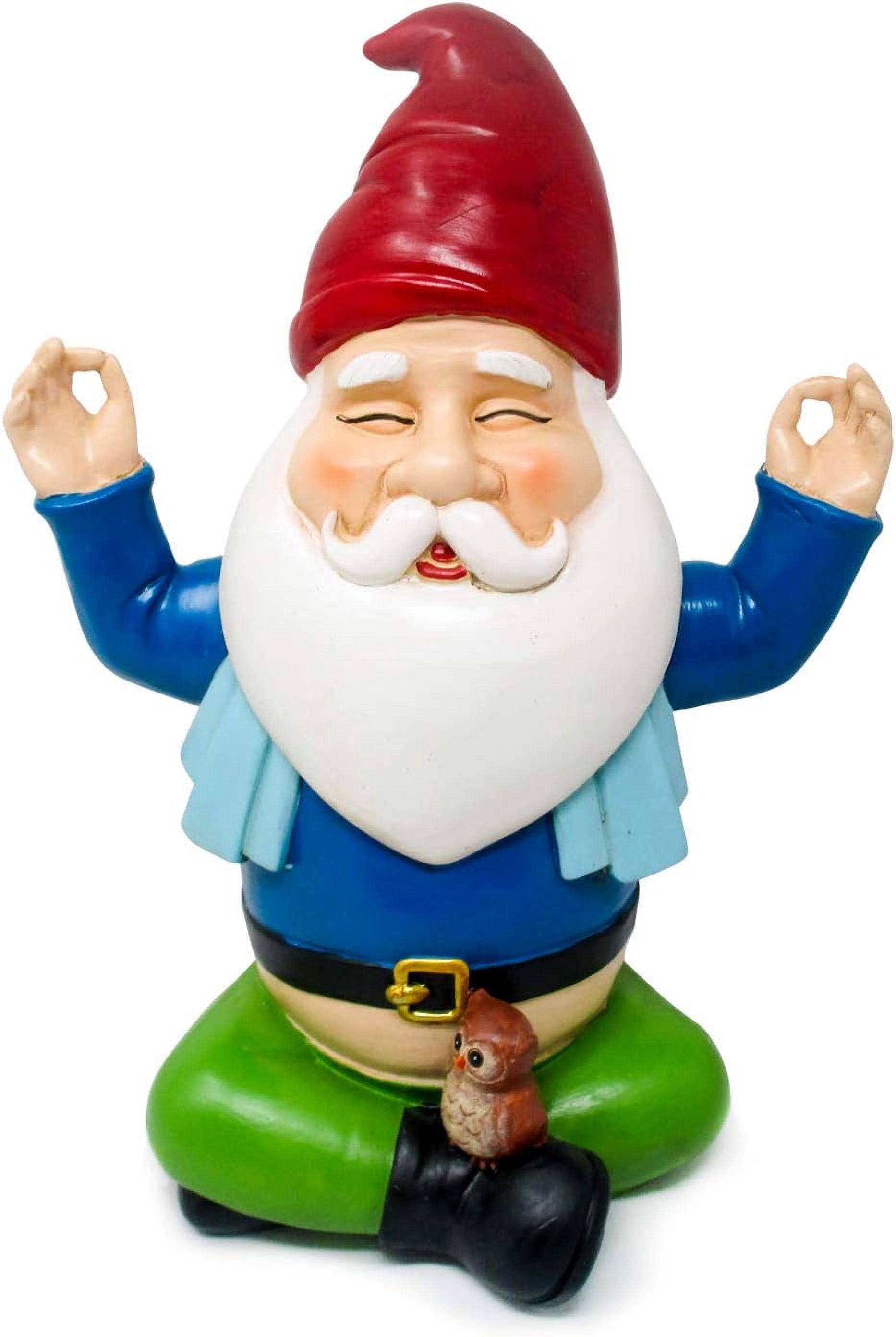 Funny Outdoor Lawn Garden Buddha Zen Gnome Statue - Walmart.com