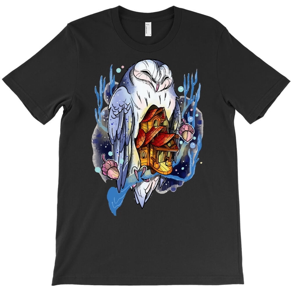 Funny Owl Graphic Tee with a Unique Number, Bird Themed - Premium ...