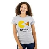 Funny PACMAN Perfect Fit Pizza Women's Plus Size Shirt Brisco Brands 3X ...
