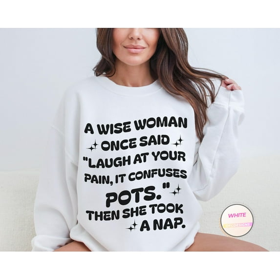 Funny POTS hEDS Awareness Sweatshirt POTS Syndrome Gift Hypermobile ...