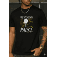 Funny Padel Sports Joke Physics Experiment Gone Wrong Graphic Unisex T ...