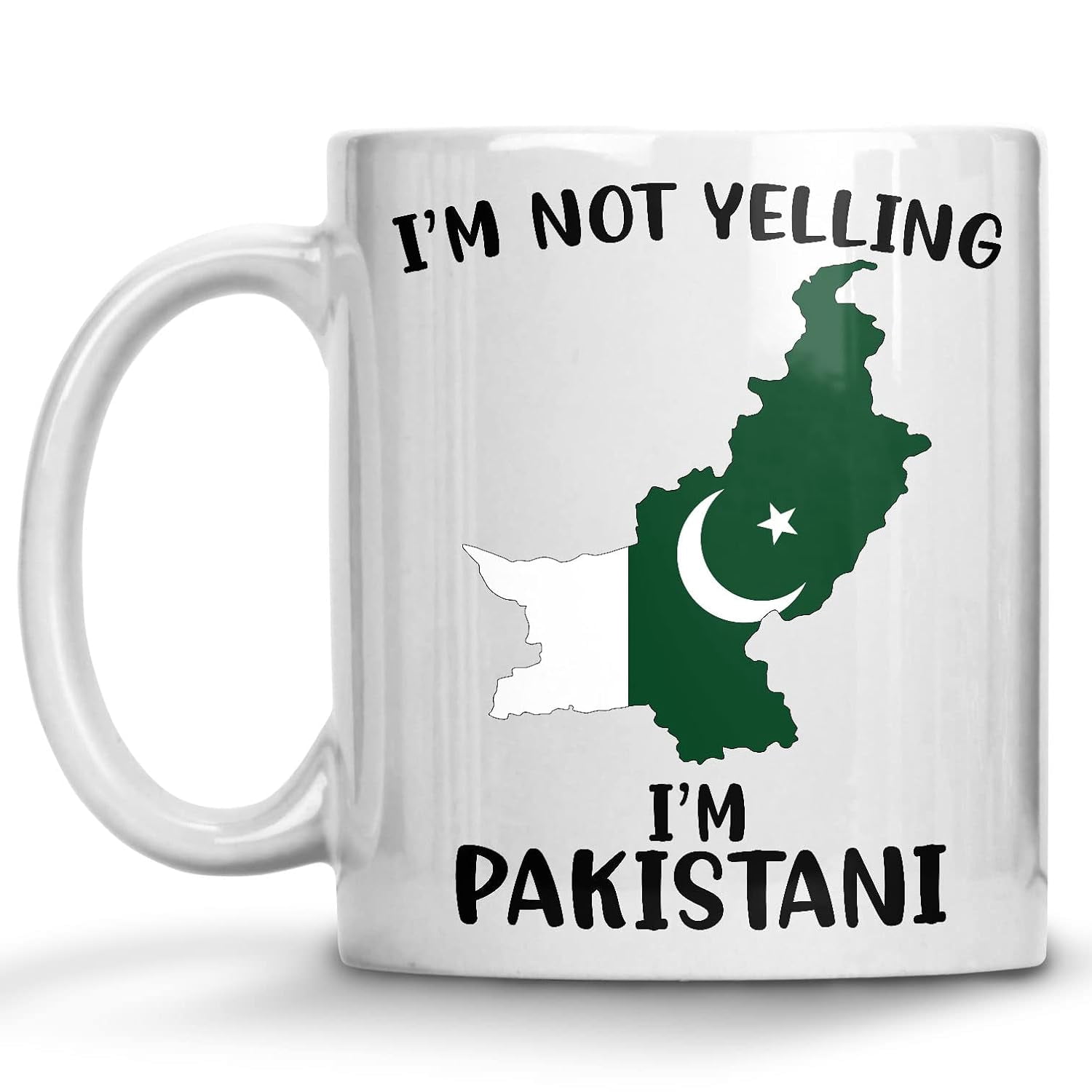 Funny Pakistan Coffee Mugs, I'm Not Yelling I'm Pakistani Mug, Gift ...