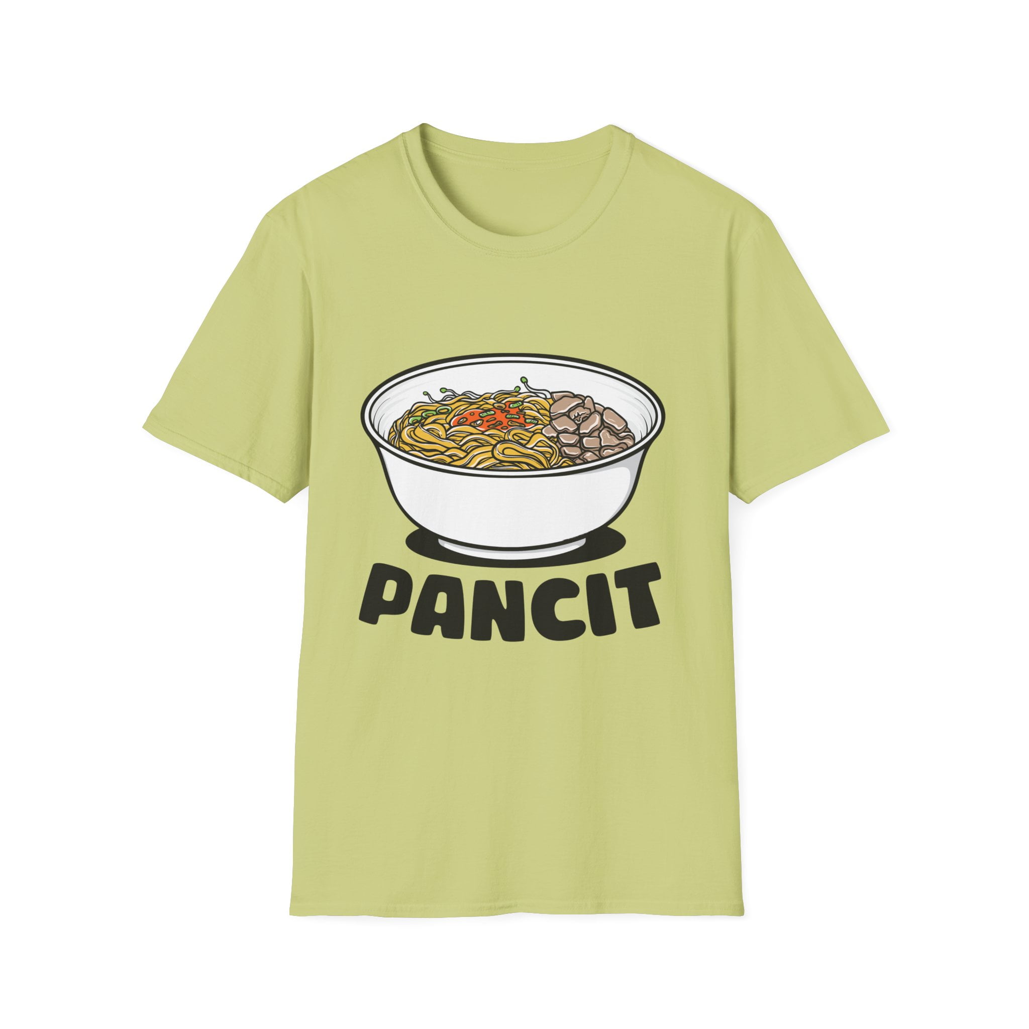 Funny Pancit Filipinos Dining Cuisines Devotee Illustration Hilarious ...