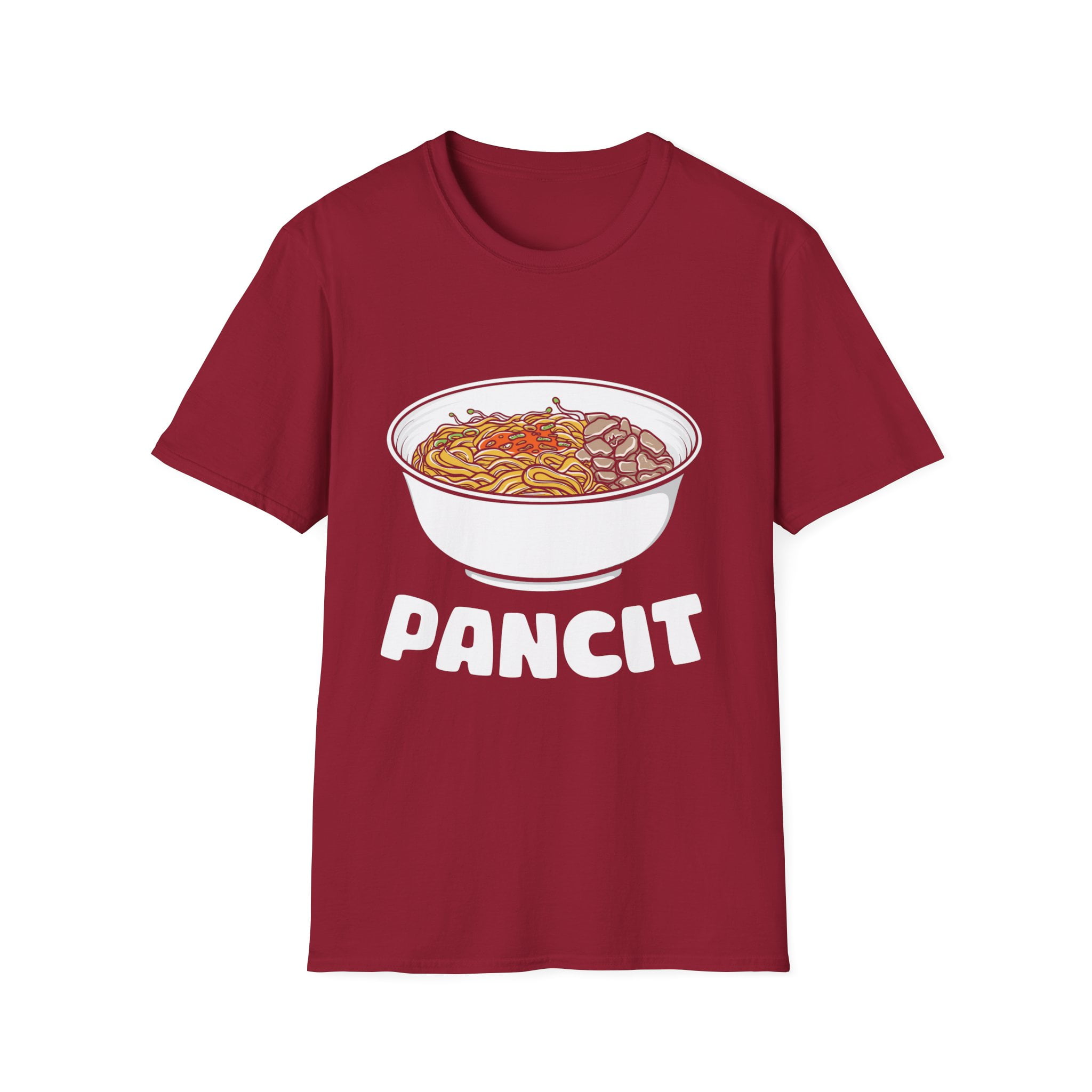 Funny Pancit Filipinos Dining Cuisines Devotee Illustration Hilarious ...