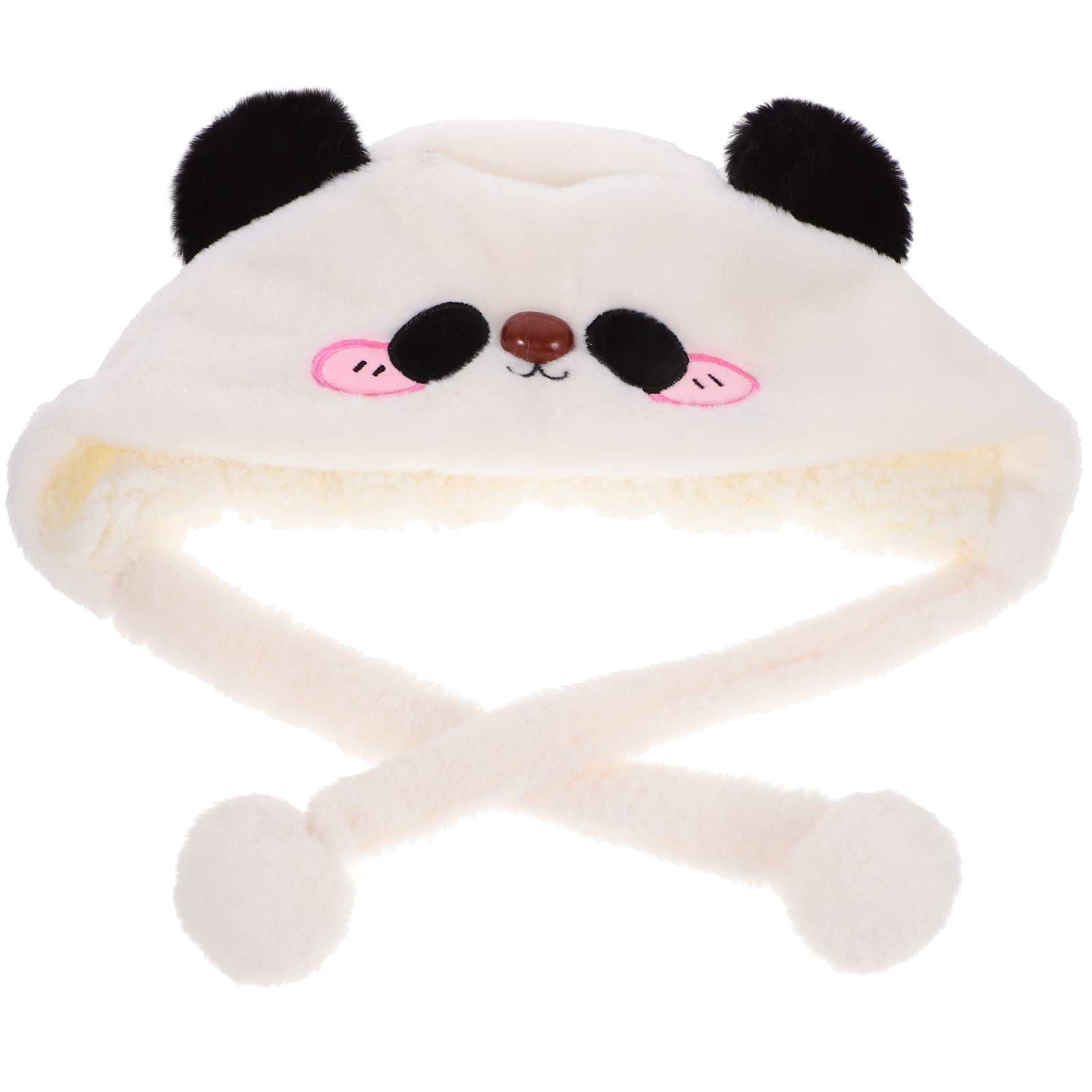 Funny Panda Hat Plush Panda Hat Panda Shaped Hat Prop Winter Warm ...
