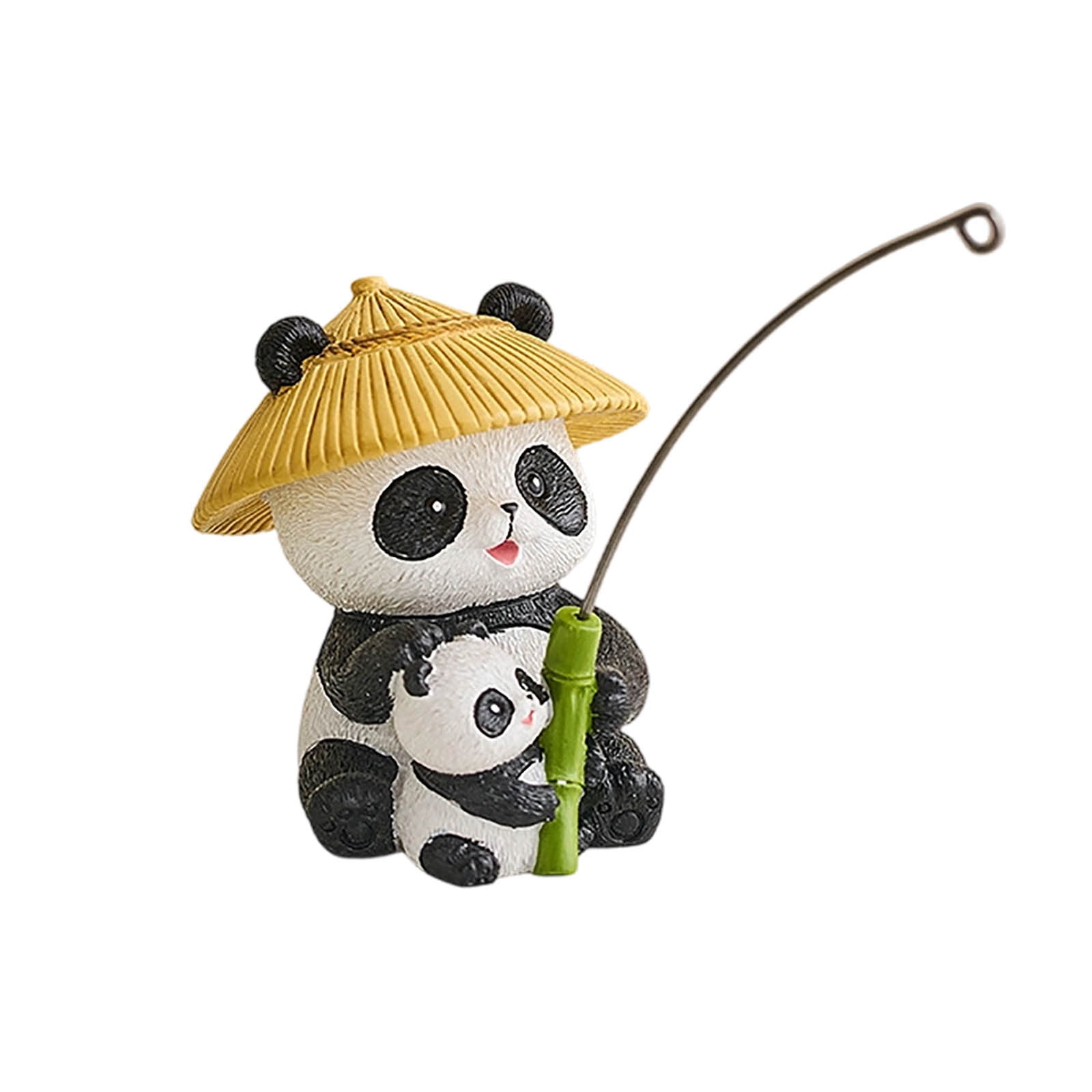 Funny Panda Statues Cute PandaSculpture Panda Figurines Animal Garden ...