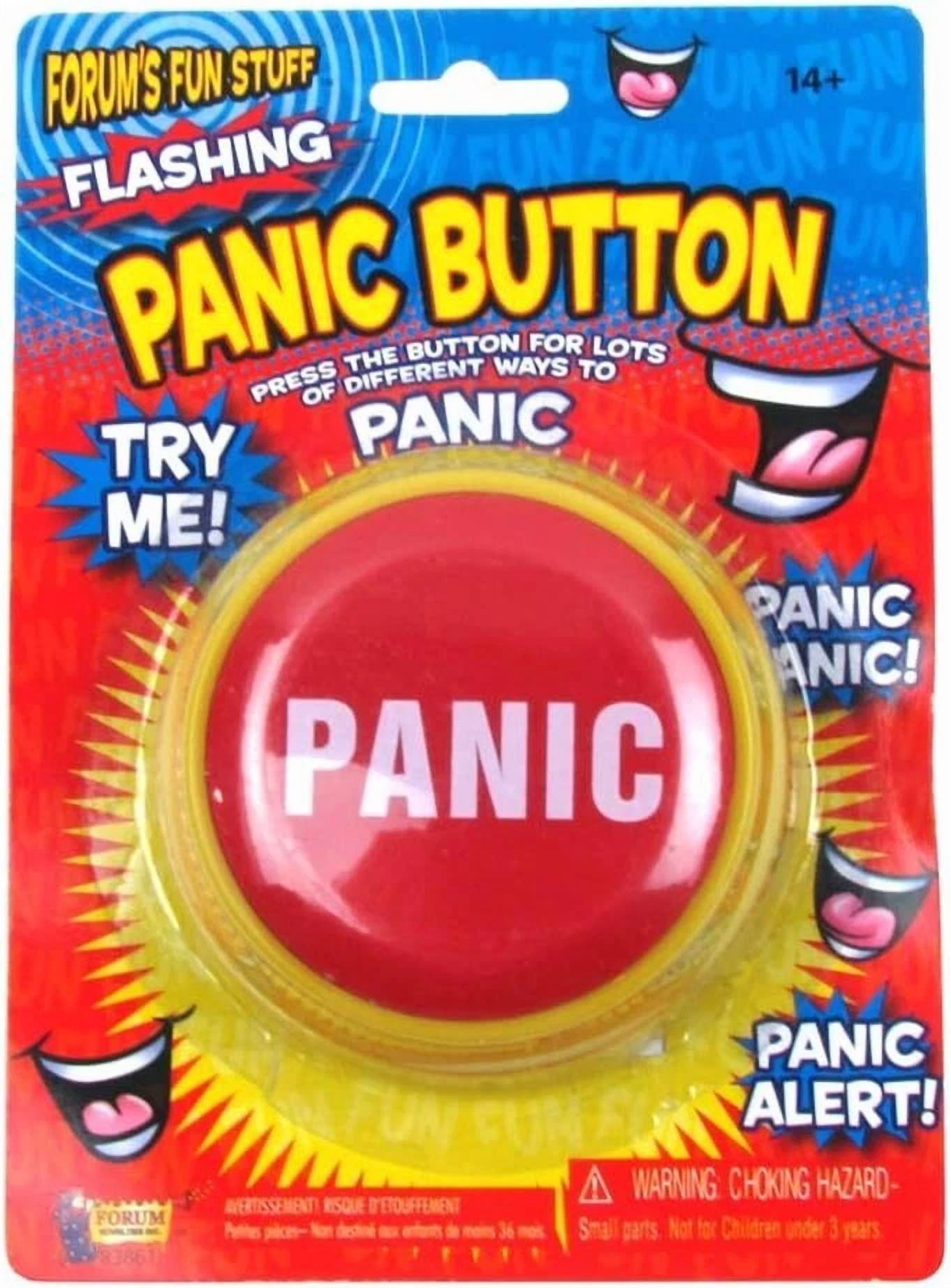 Funny Panic Button Practical Joke Alarm Office Desk Prank Novelty Gag ...