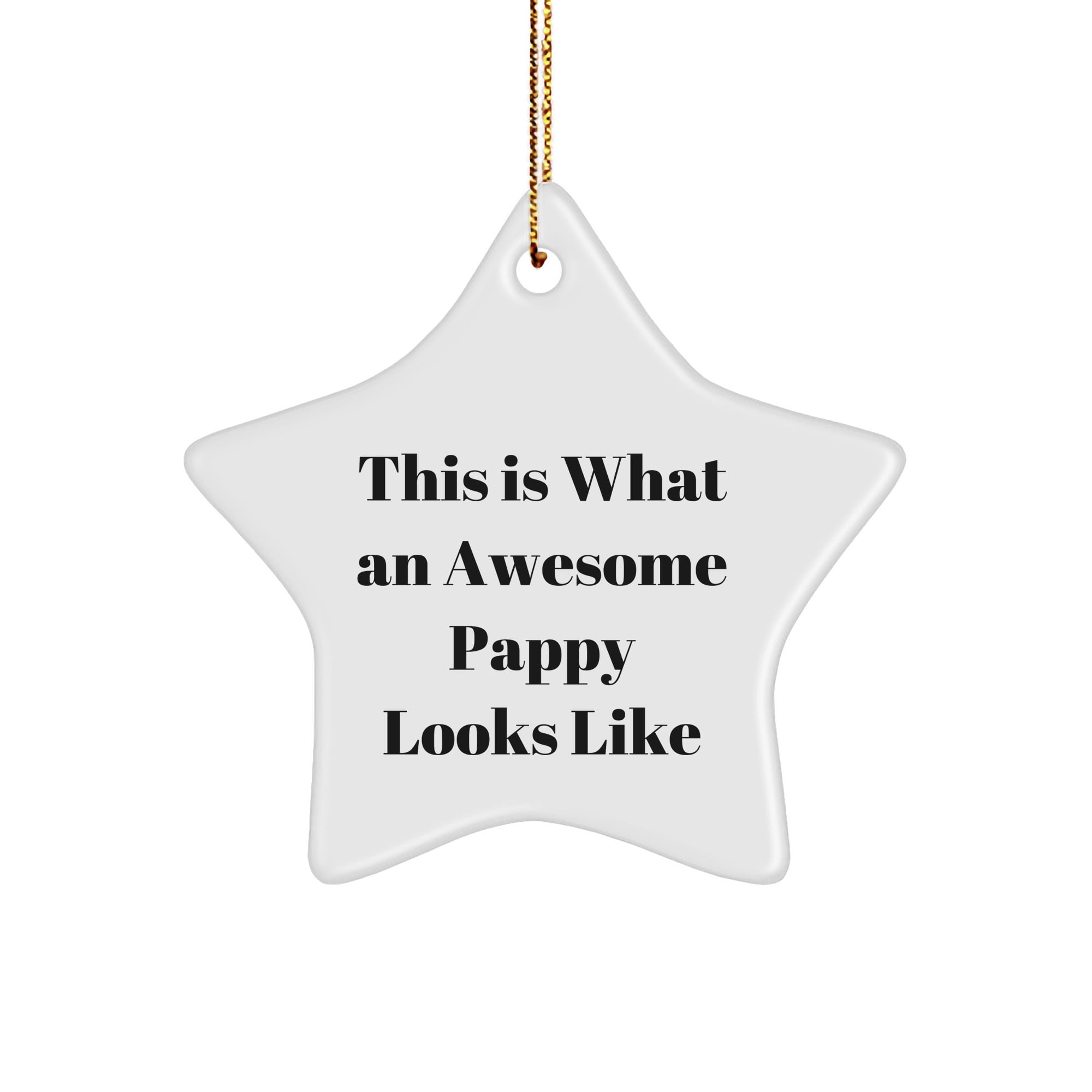 Funny Pappy Gifts - This Is What An Awesome Pappy Looks Like Star ...