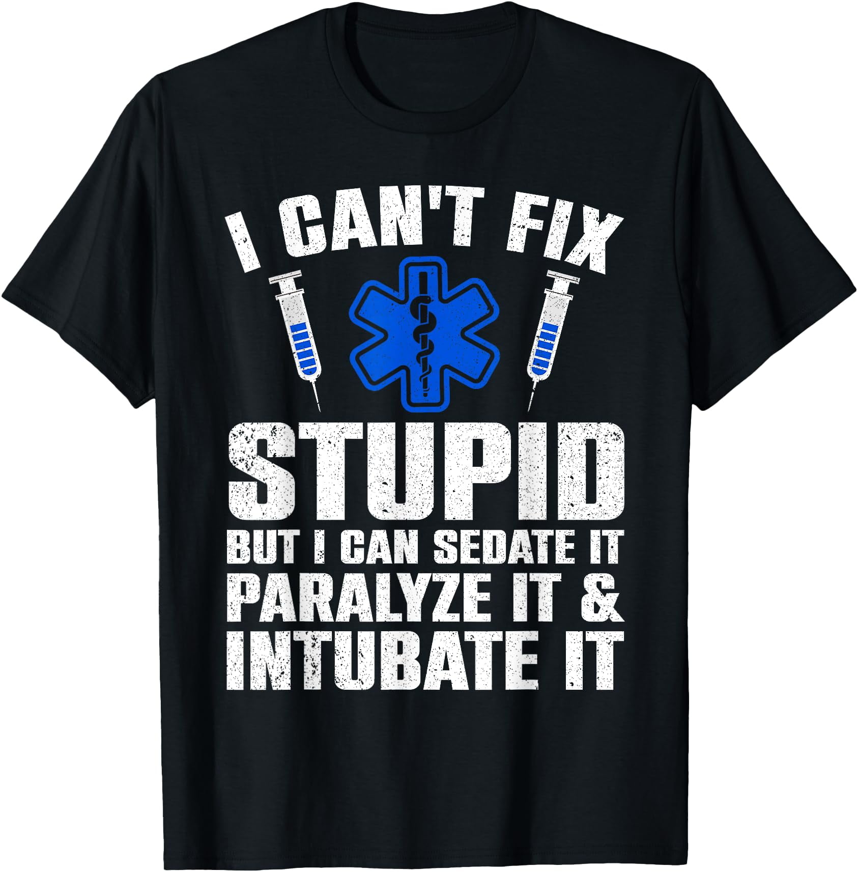 Funny Paramedic Design For Men Women EMT Paramedic Lover T-Shirt,Red ...