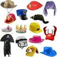 Funny Party Hats Colorful Assorted 6-Pack Dress Up & Costume Party Hats ...