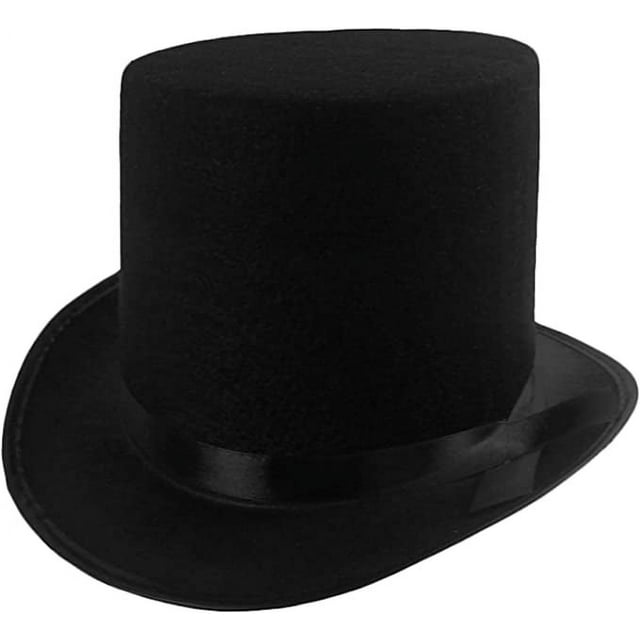 Funny Party Hats Unisex Black Victorian Top Hat, Costume Accessory, One ...