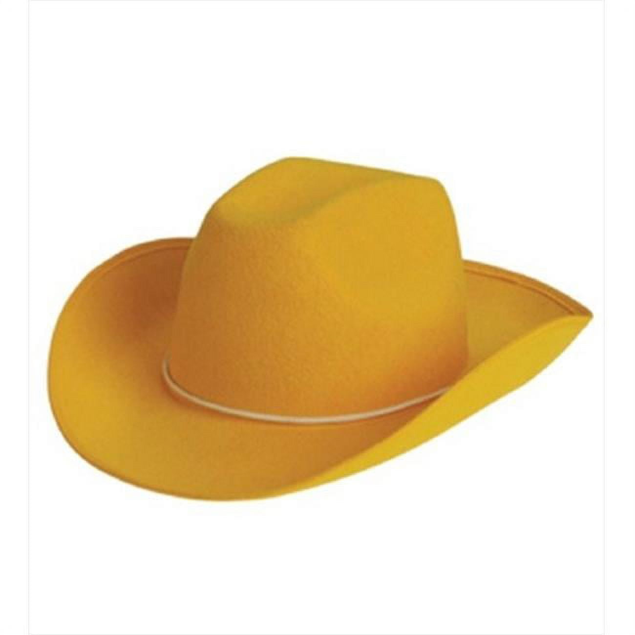 Funny Party Hats ab410 Cowboy Hat, Yellow - Walmart.com