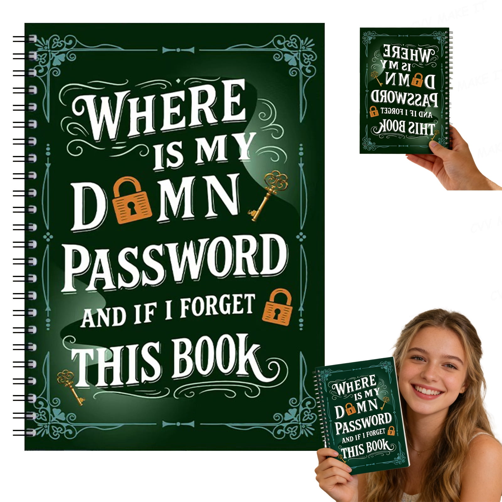 Funny Password Notebook What The Fck My Password & Forgotten Stuff ...