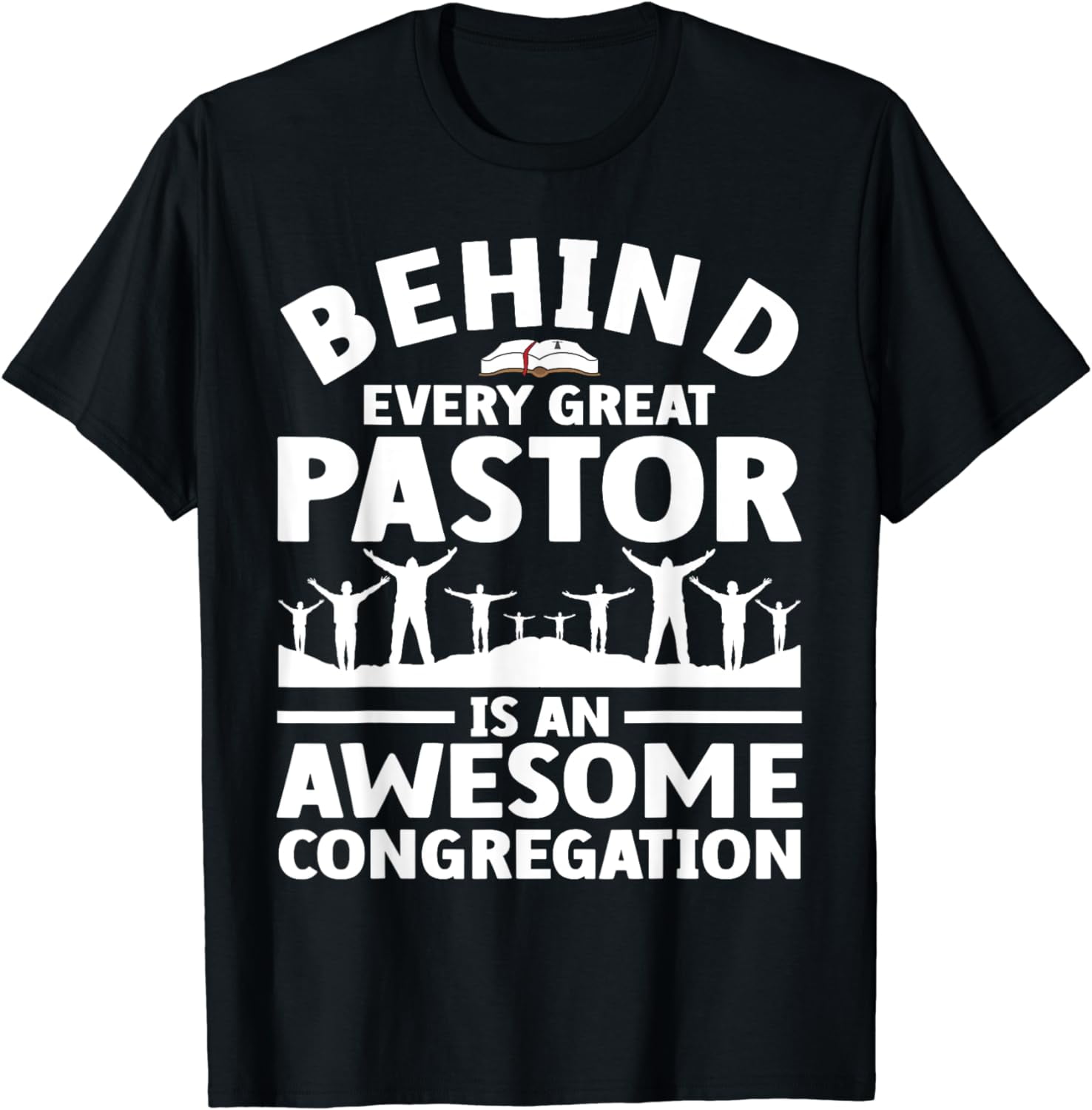 Funny Pastor Appreciation Art For Men Women Christian Priest Cotton T ...