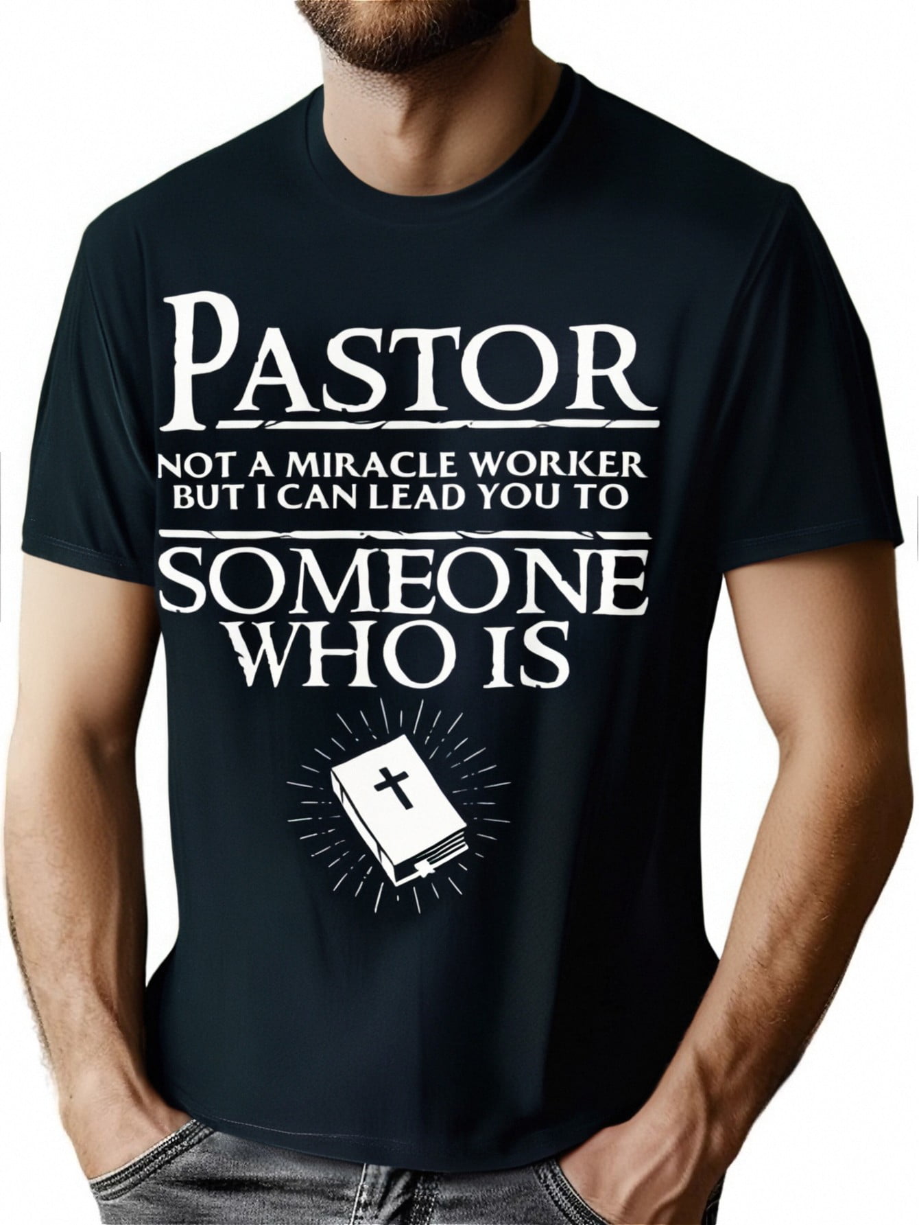 Funny Pastor Gift for Men Cool Christian Appreciation T-Shirt - Walmart.com