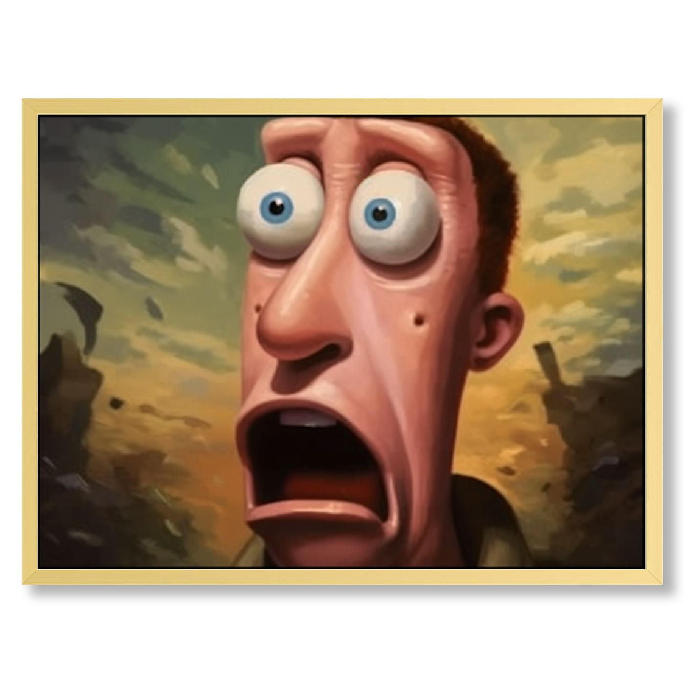 Funny Patrick Star Cartoon Canvas Art Poster And Wall Art Picture Print ...