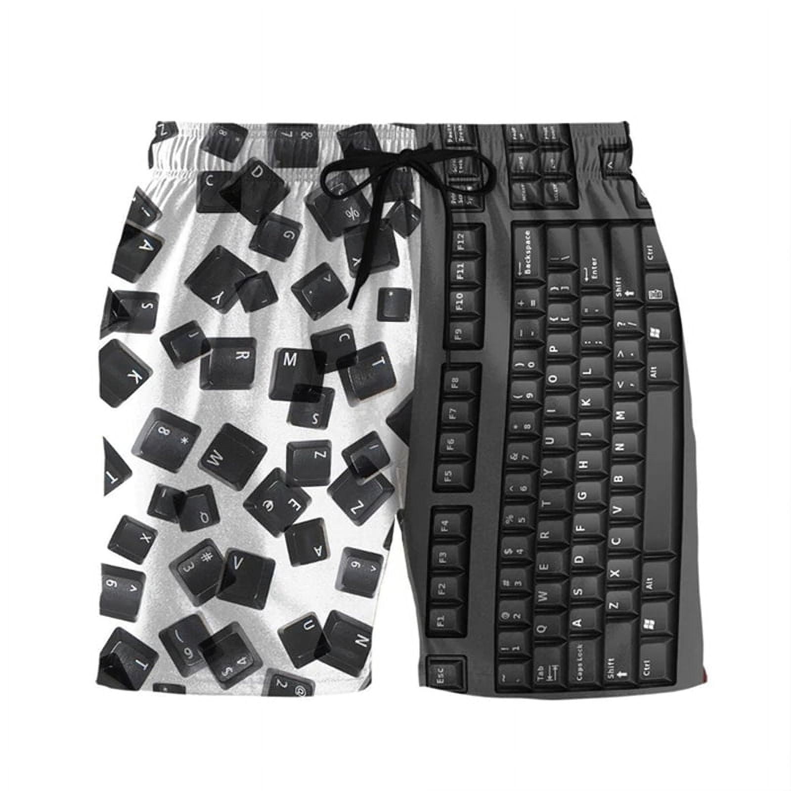 Funny Pattern Bean Beach Shorts Men 3D Printing For Men Board Shorts ...
