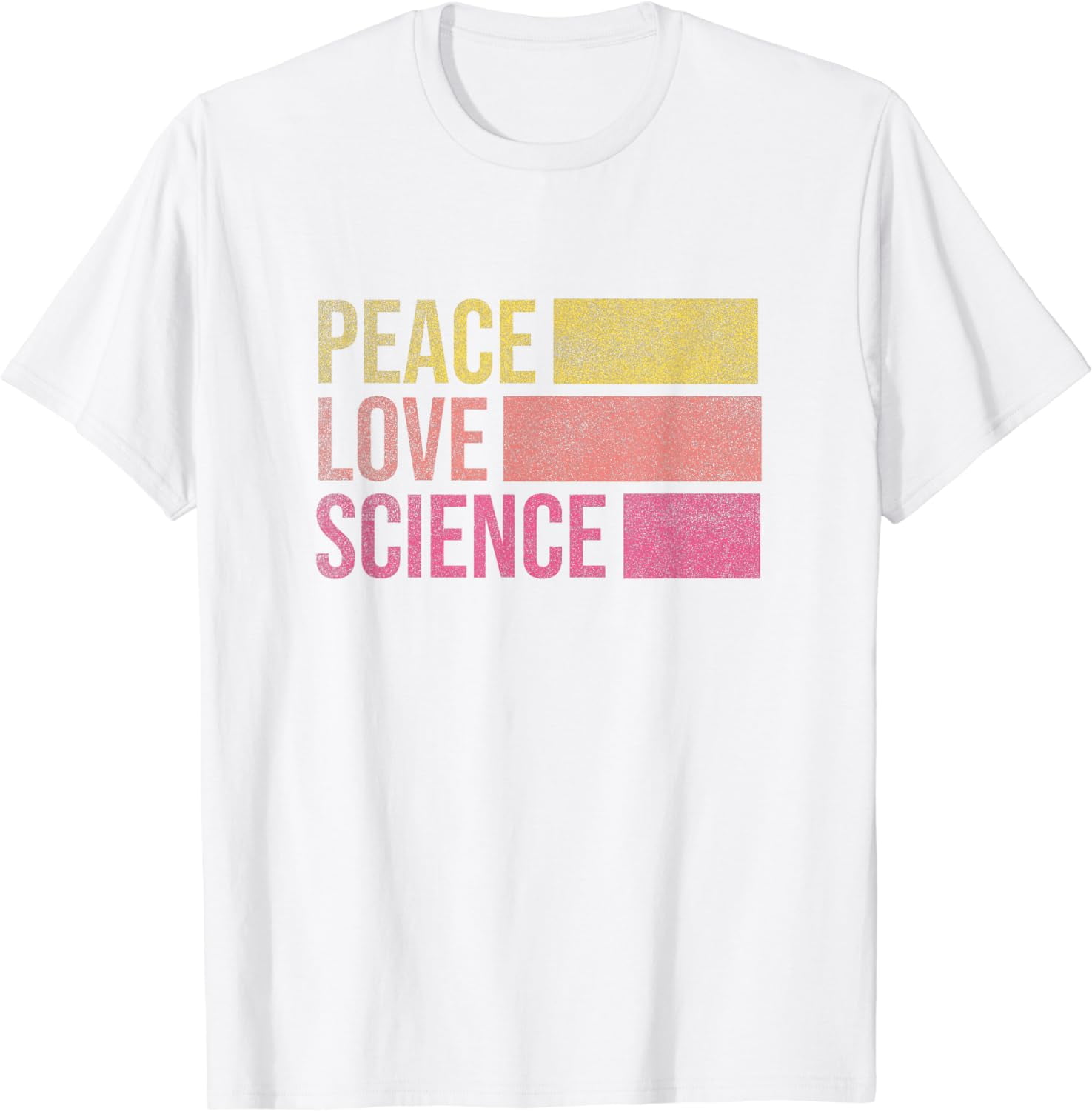 Funny Peace Love Science Lovers Math Chemistry Teacher Gift T-Shirt ...
