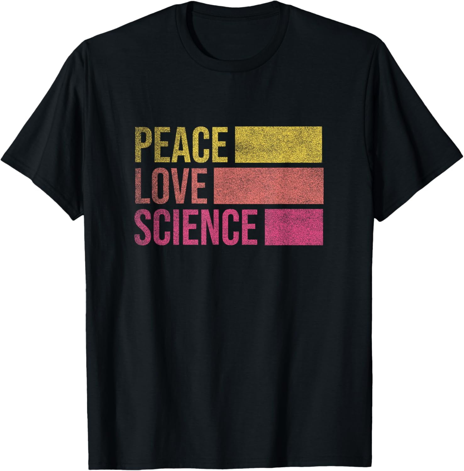 Funny Peace Love Science Lovers Math Chemistry Teacher Gift T-Shirt ...