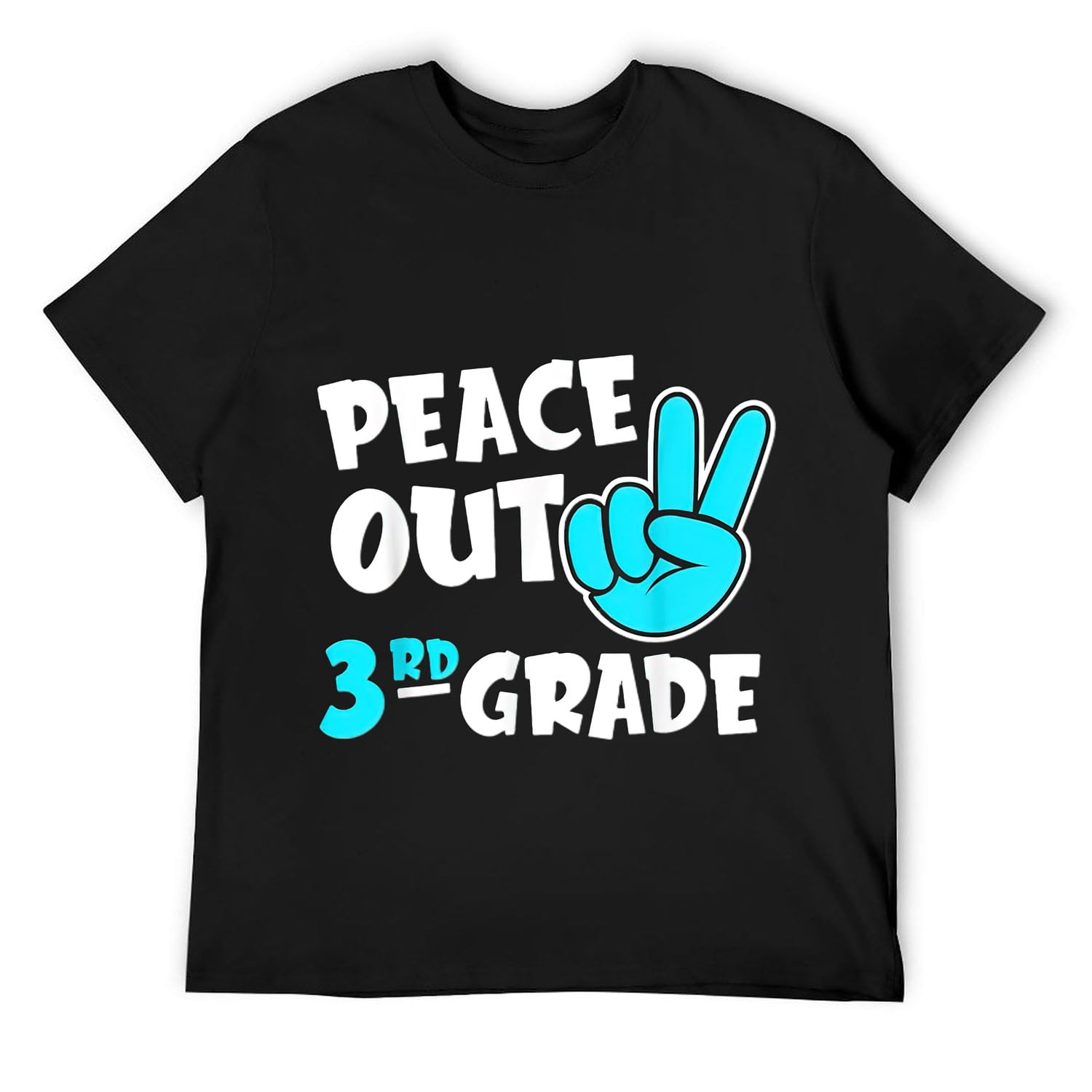 Funny Peace Out 3rd Grade Graduation Last Day School 2024 T-Shirt ...