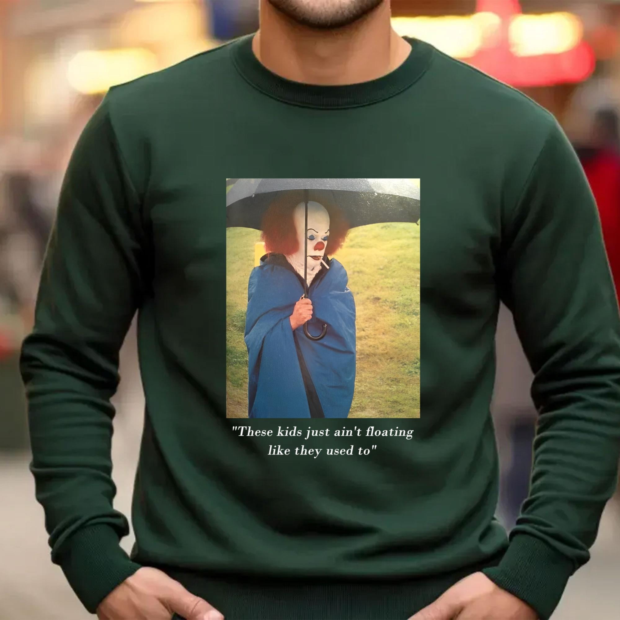 Funny Pennywise the Clown T-Shirt, Retro 90s Horror Movie Pennywise from Stephen King's IT ...