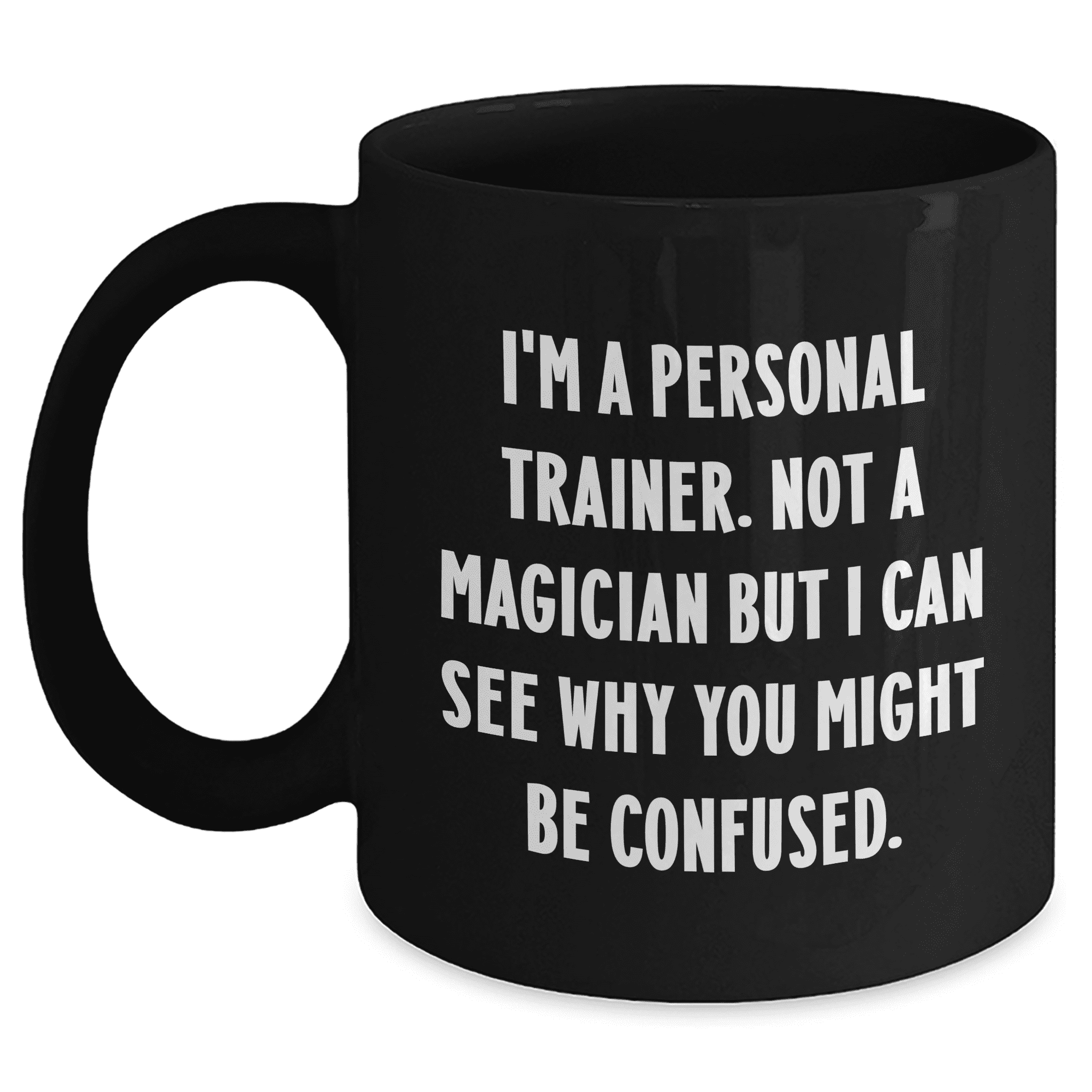 Funny Personal Trainer Gifts for Men from Friends, Unique Black Coffee ...