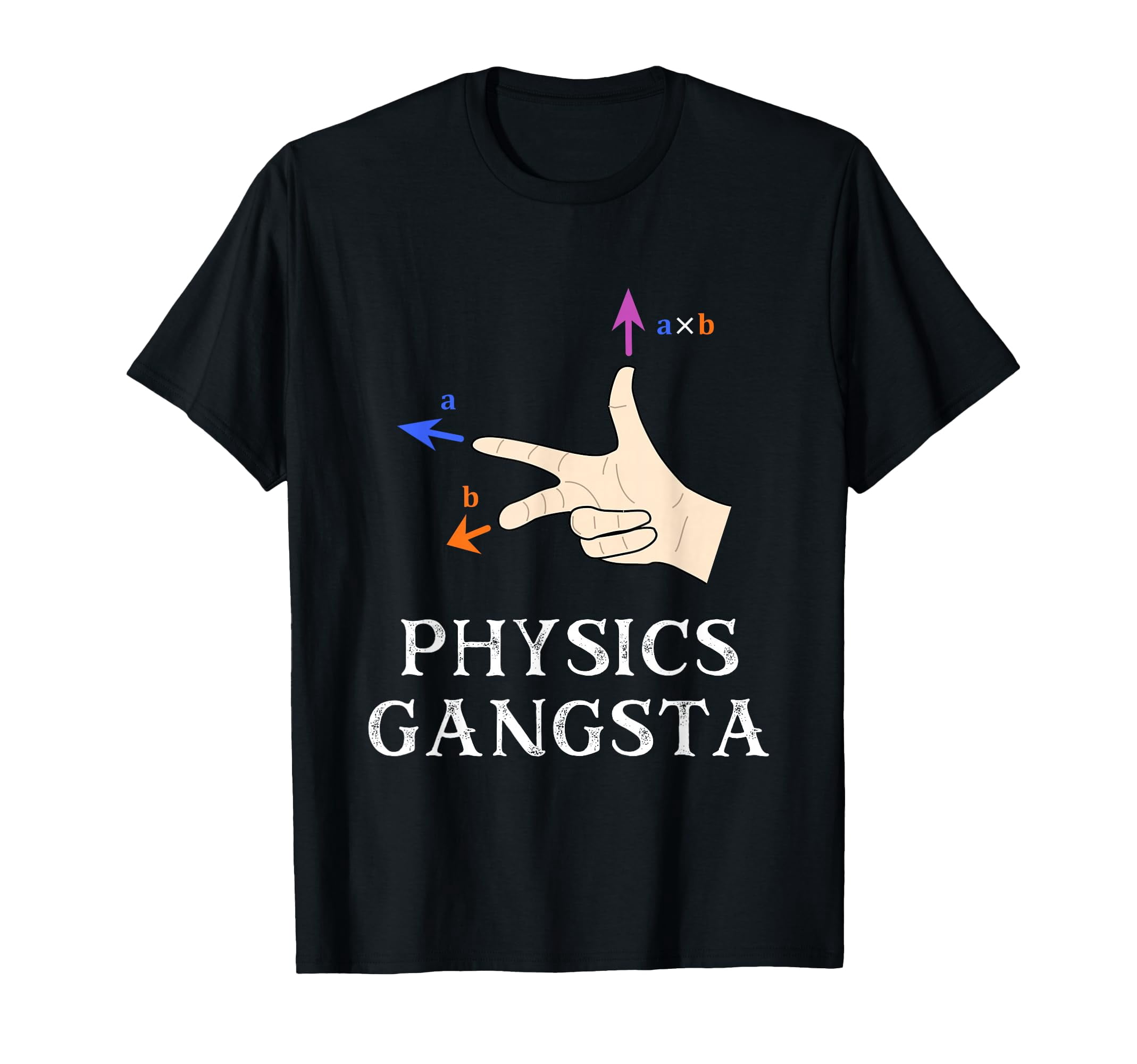 Funny Physics Gangsta Graphic T-Shirt - Perfect for Science Lovers and ...