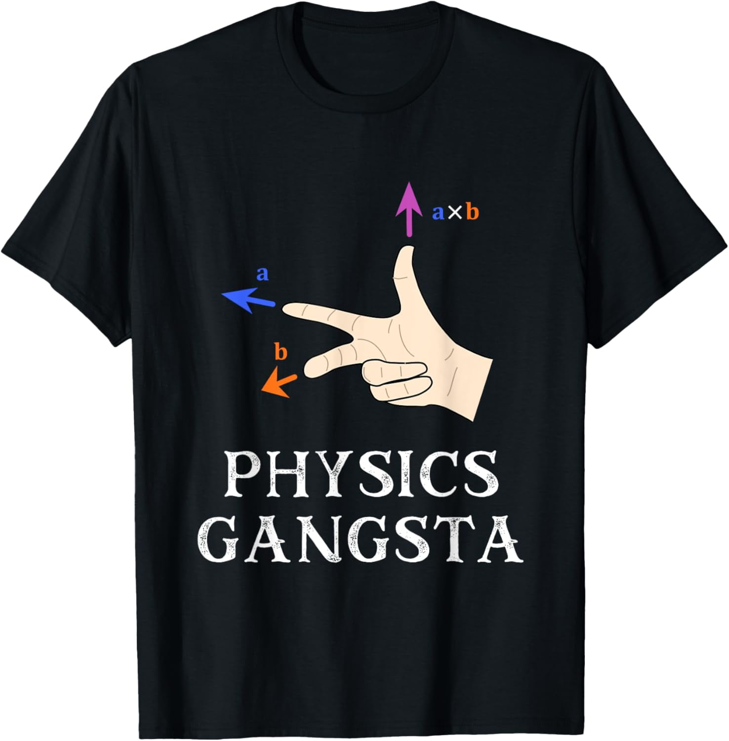 Funny Physics Joke Pun - Physics Gangsta - Physics Gift T-Shirt ...