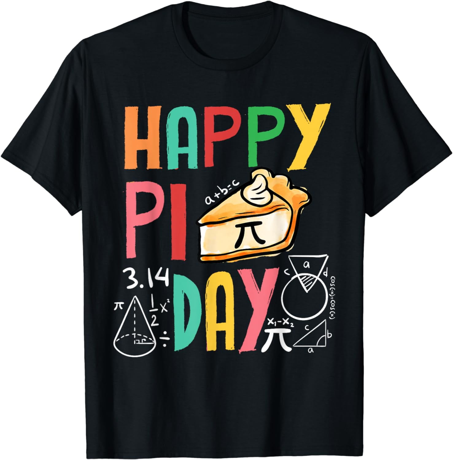Funny Pi Day 3.14 Pie Math Science Pi Symbol Teachers Kids T-Shirt ...