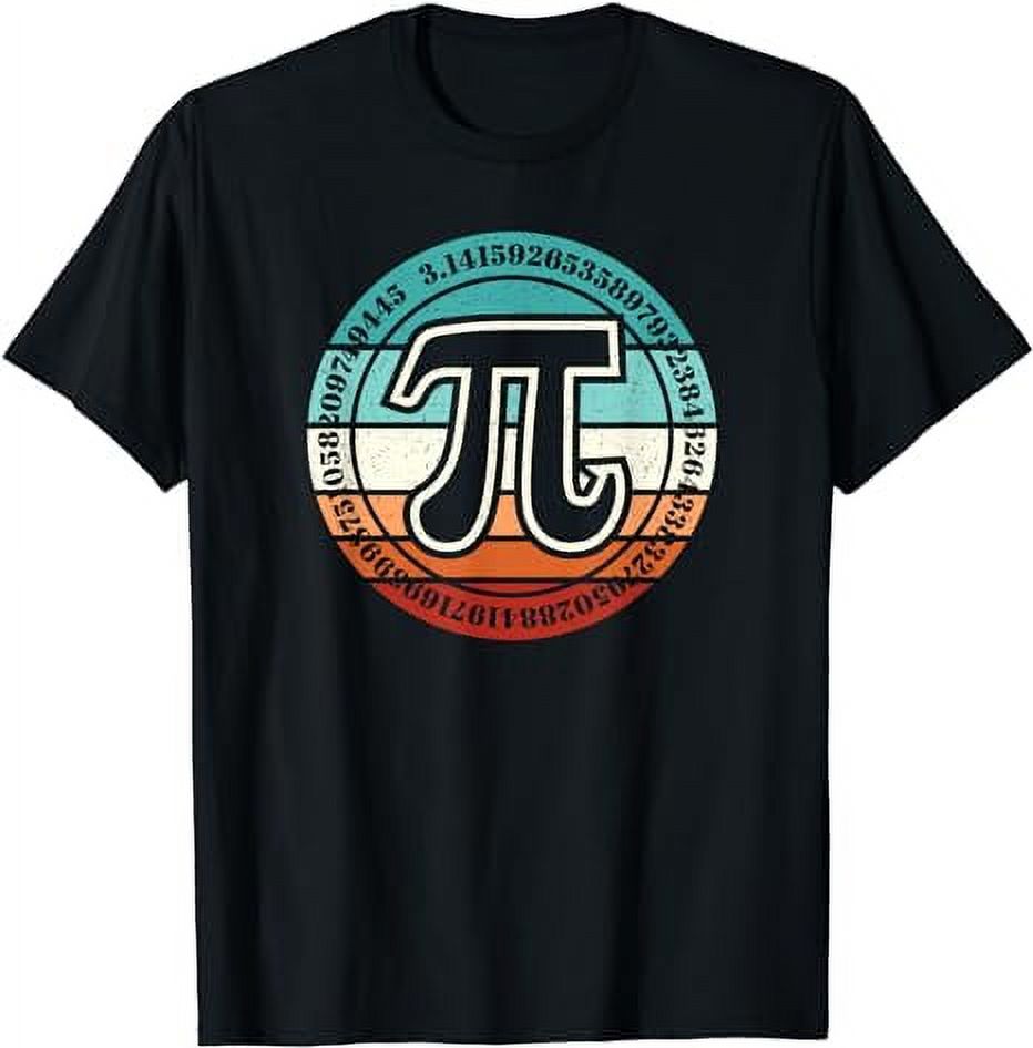 Funny Pi Day Retro Pi Symbol Math Teacher Nerd Geek 3.14 T-Shirt - Walmart.com